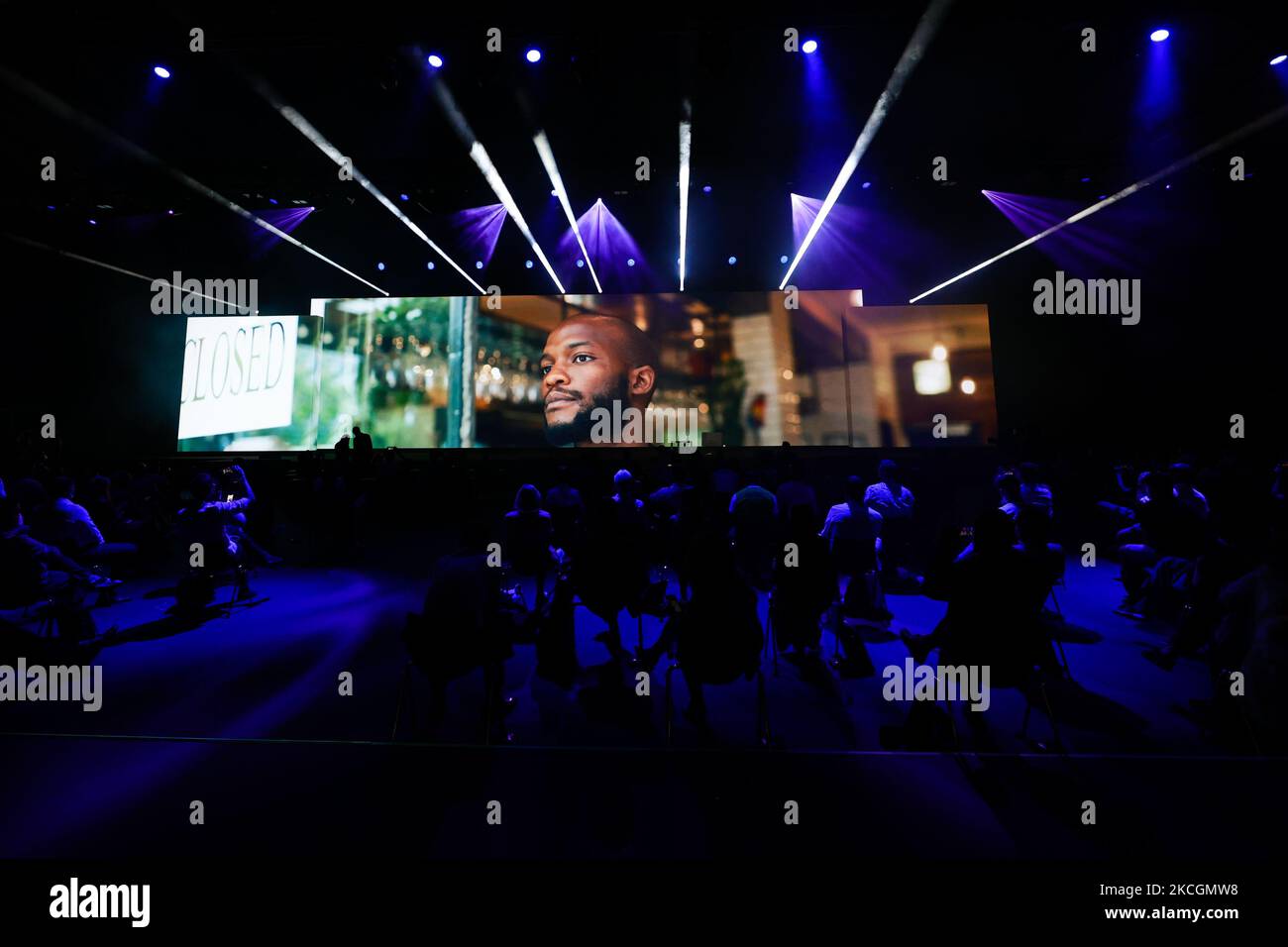 Mobile World Congress Keynote, during the third day of Mobile World ...