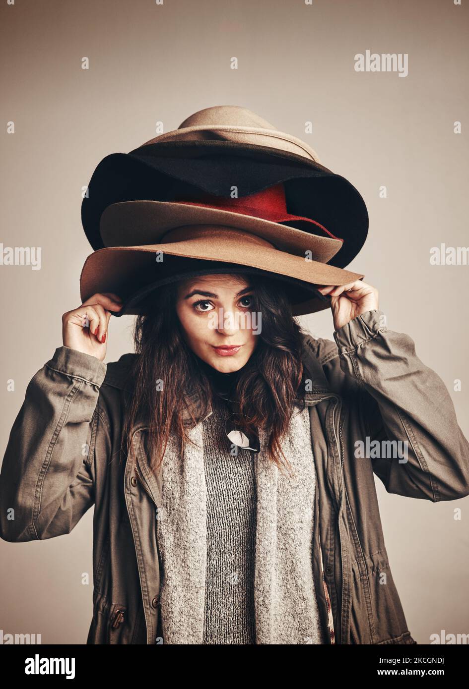 Pile hats hi-res stock photography and images - Alamy