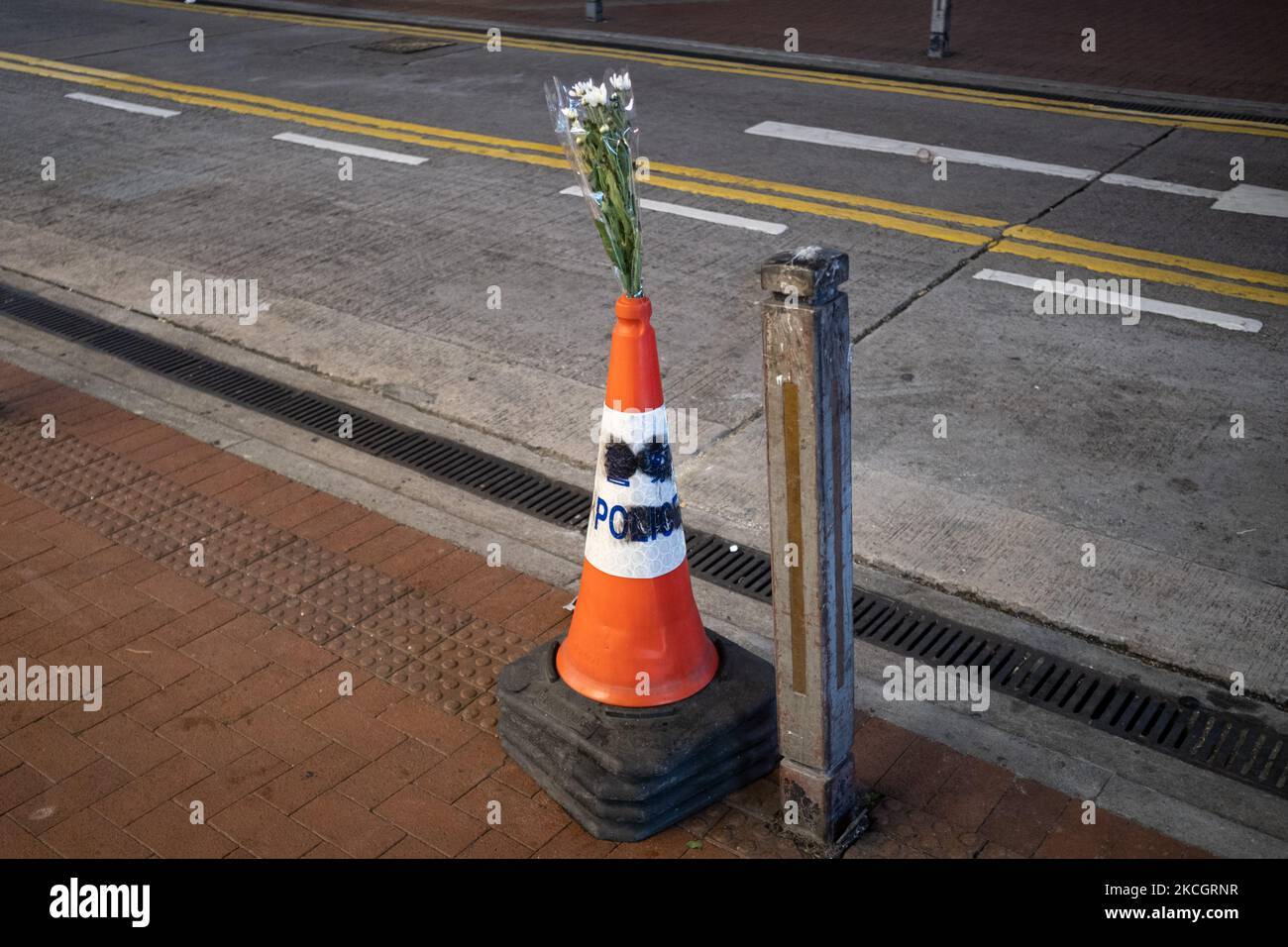 Crime scene cone hi-res stock photography and images - Alamy