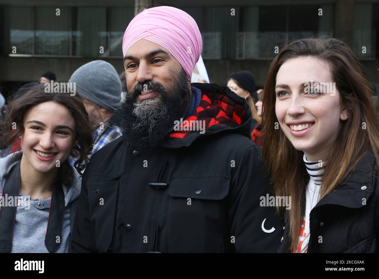 Jagmeet Singh, Leader of the New Democratic Party (NDP), poses with ...