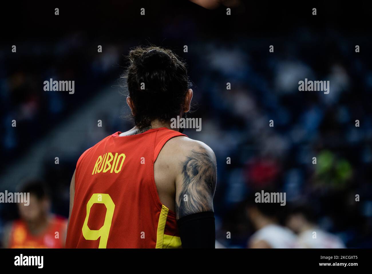 Ricky Rubio Vives of Spain in action during the Tokyo 2020 Challenge ...