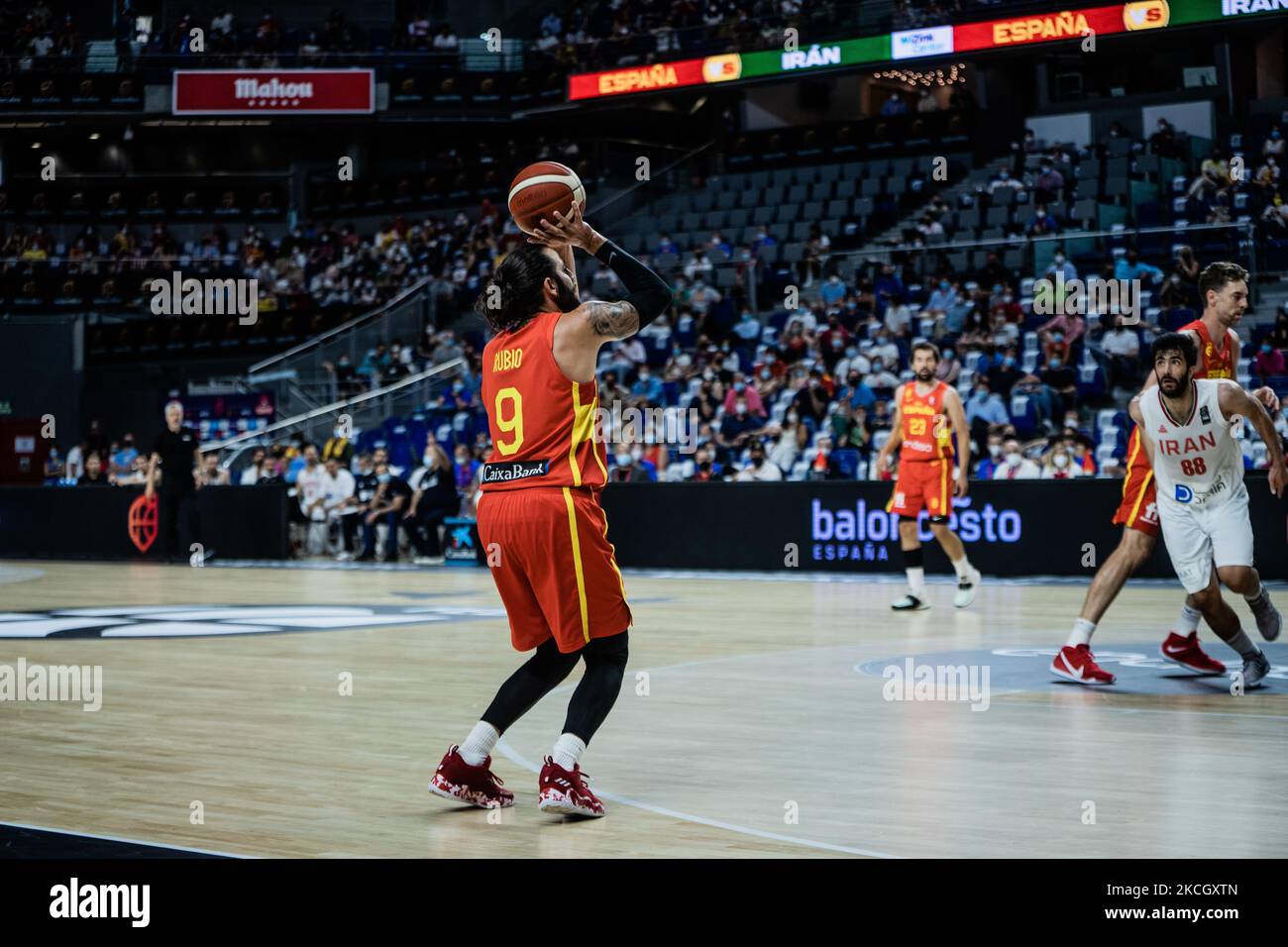 Ricky Rubio Vives of Spain in action during the Tokyo 2020 Challenge ...