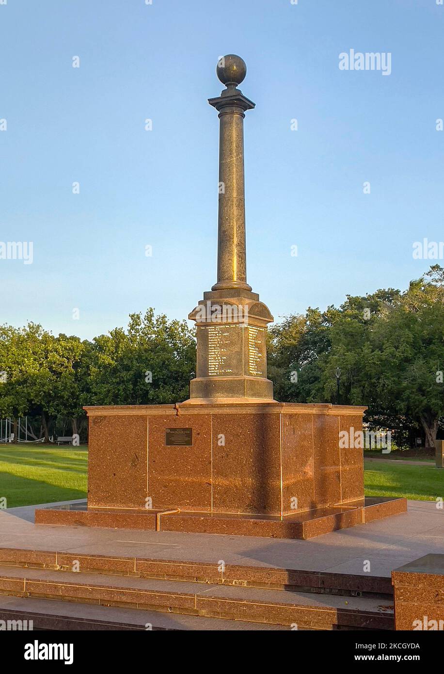 Darwin, Australia – October 17, 2022: The Darwin Cenotaph commemorates ...