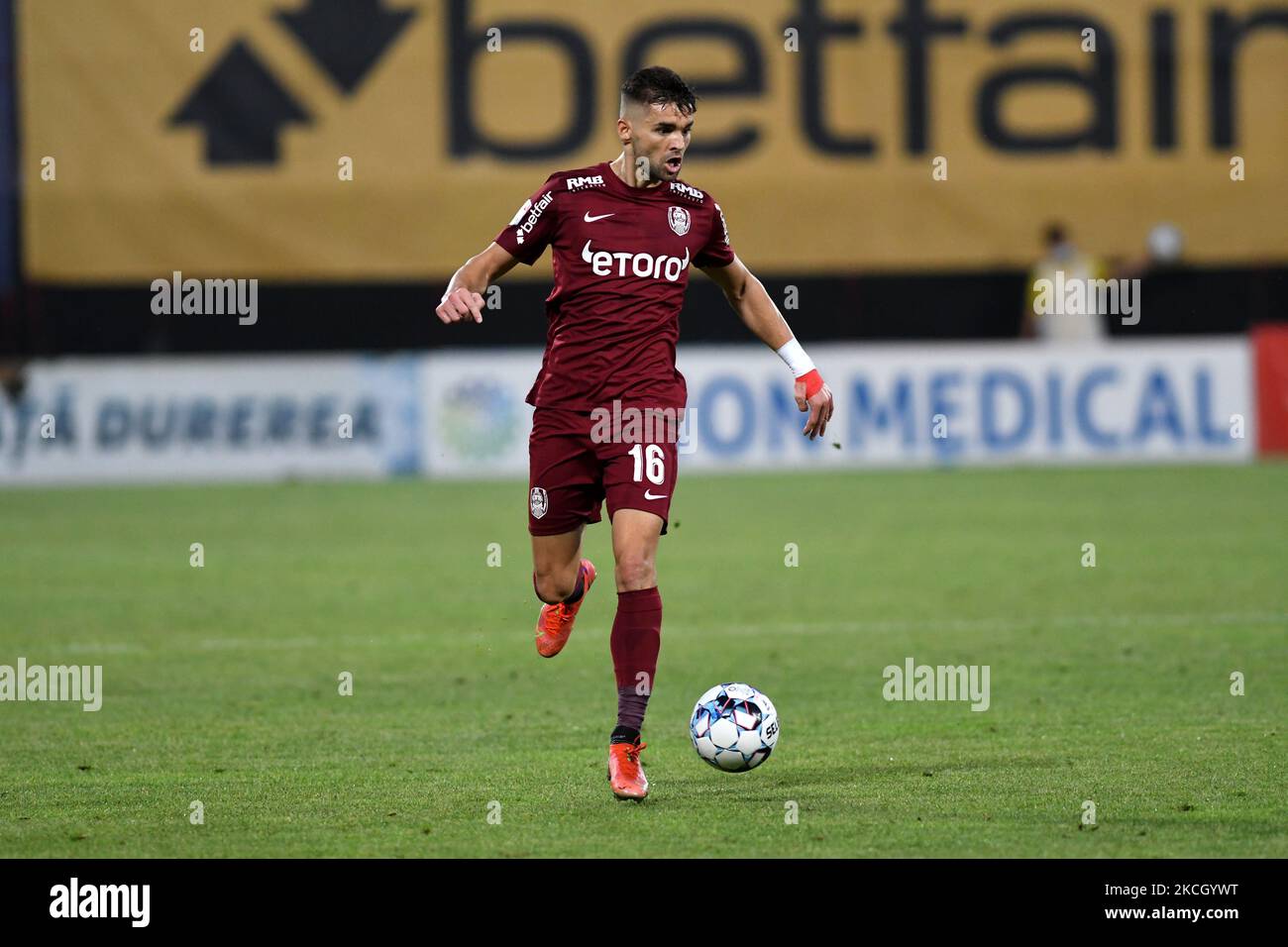 Mateo Susic, right back of CFR Cluj vs FK Borac Banja Luka, UEFA ...