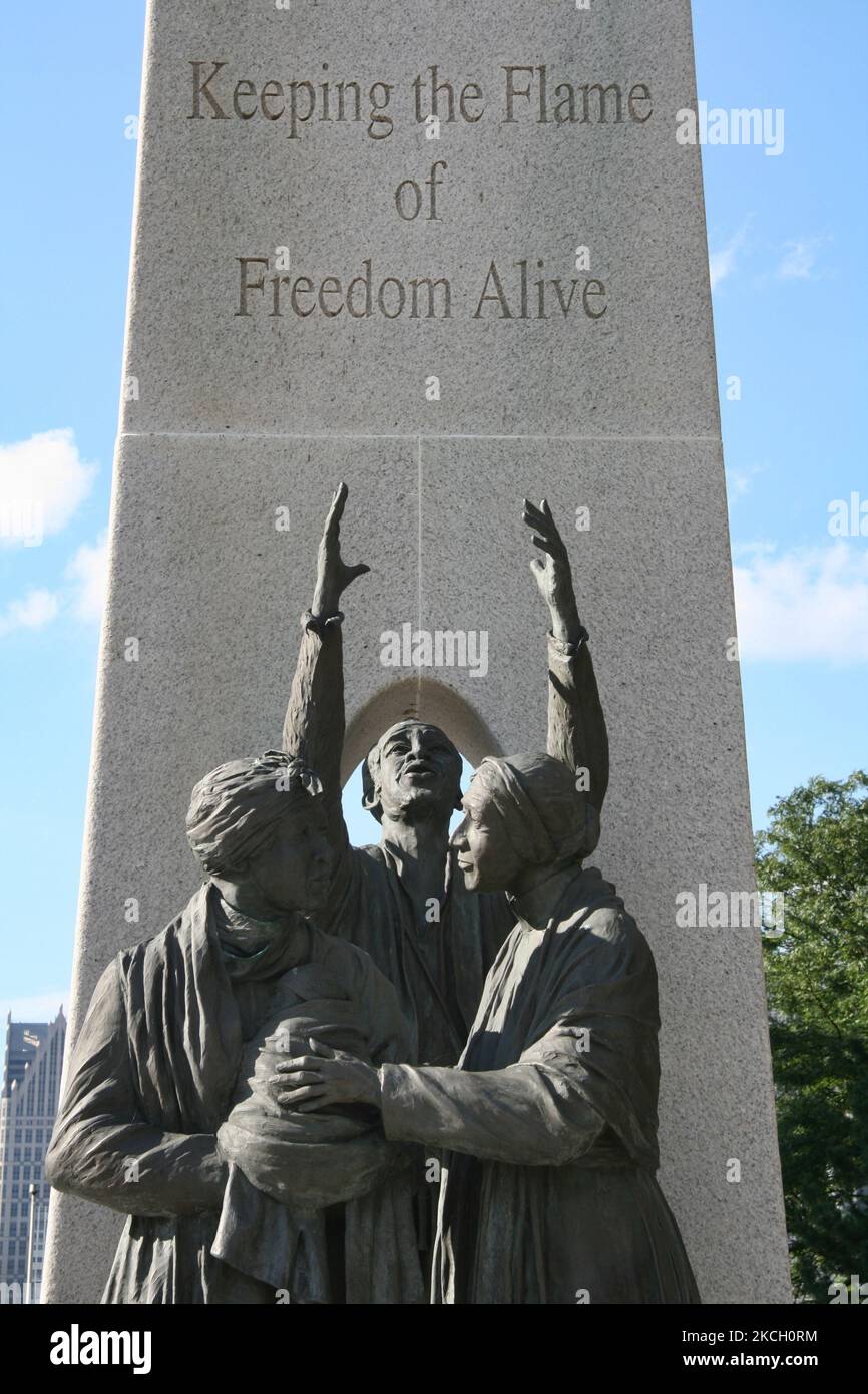 Tower of Freedom Underground Railroad Monument in Windsor, Ontario ...