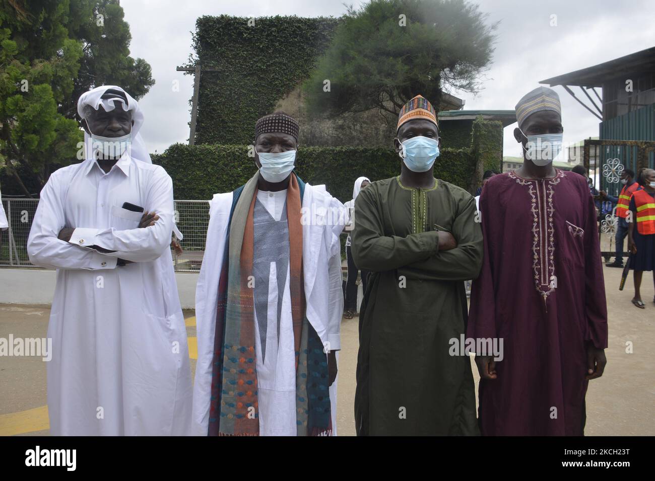 Members of the Synagogue Church of All Nations (SCOAN), attends the ...