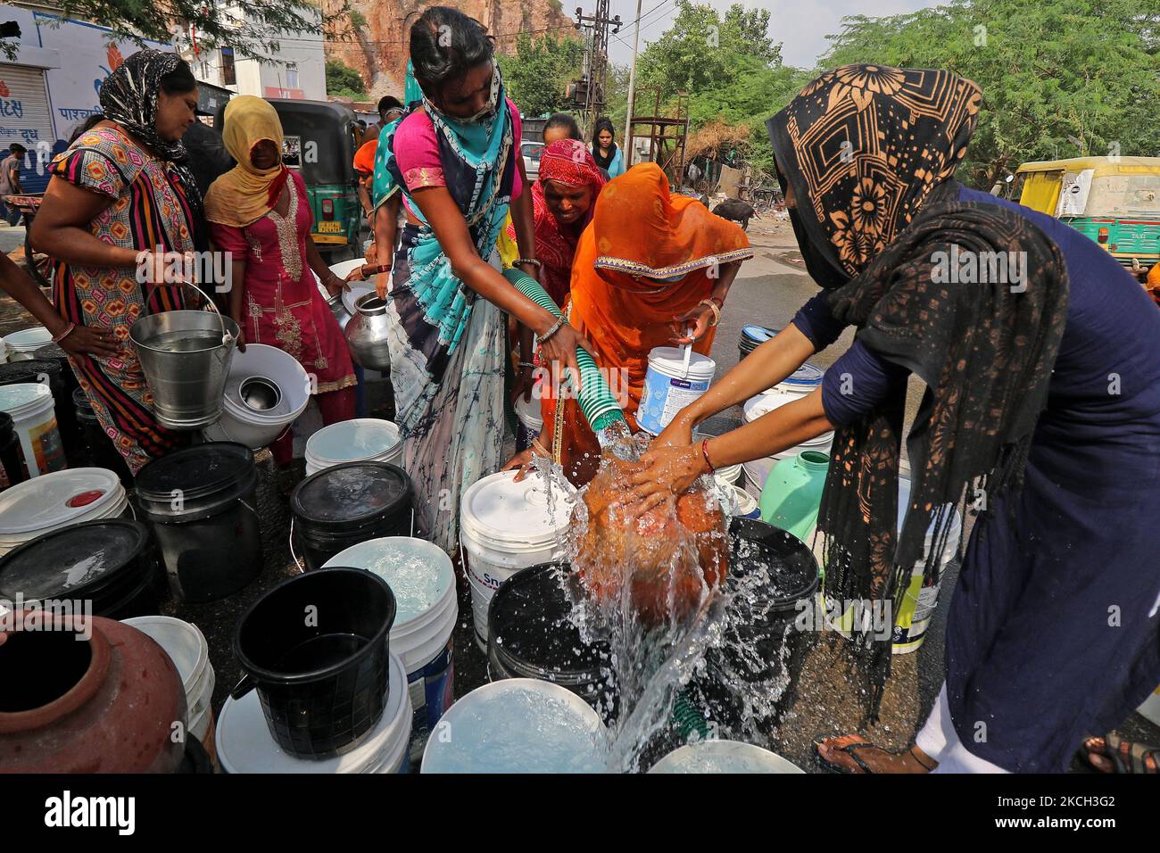 Nagar nigam tanker hi-res stock photography and images - Alamy