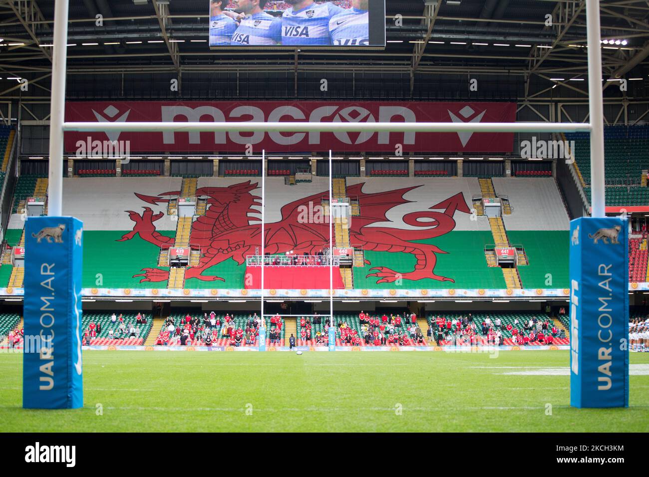 Principality Stadium pictured during the 2021 Summer Internationals ...