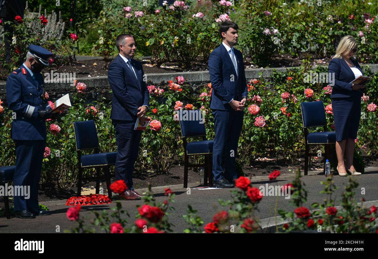 (L-R) Major General Sean Clancy, Deputy Chief of Staff of the Irish ...