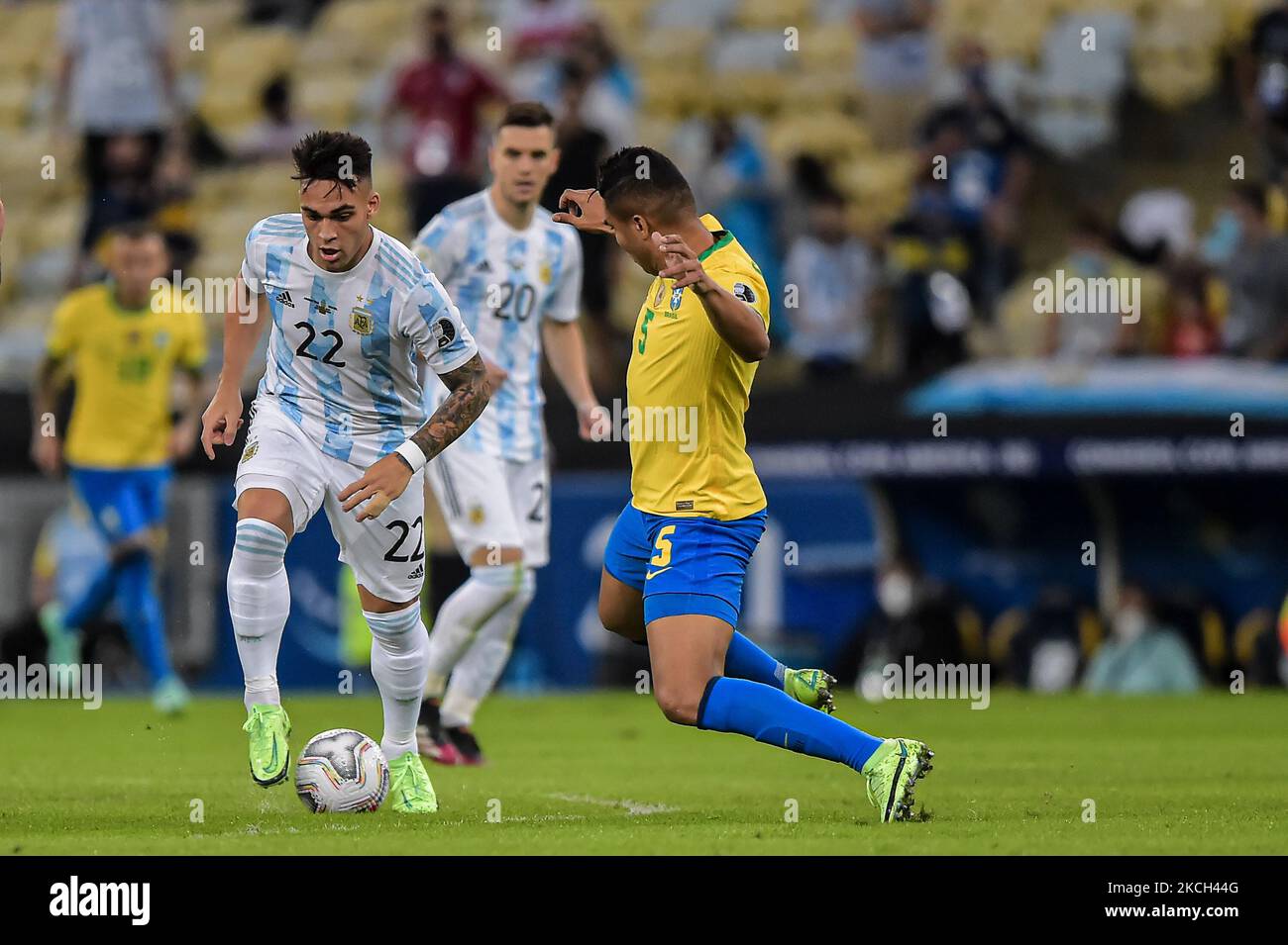 Lautaro martinez argentina copa hi-res stock photography and images - Alamy