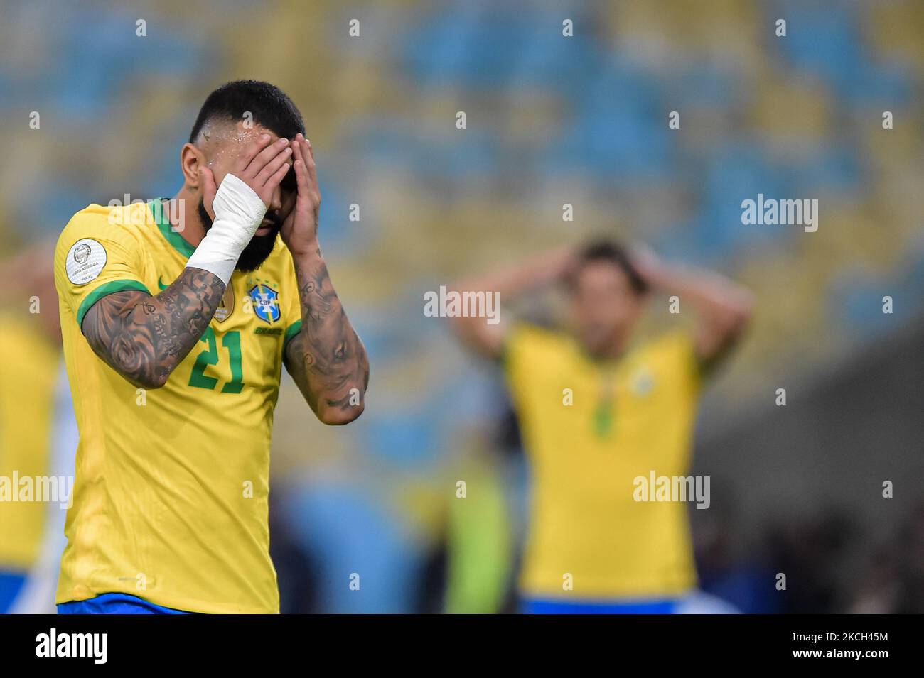 Gabi Brazil player during a match against Argentina at the Maracana ...