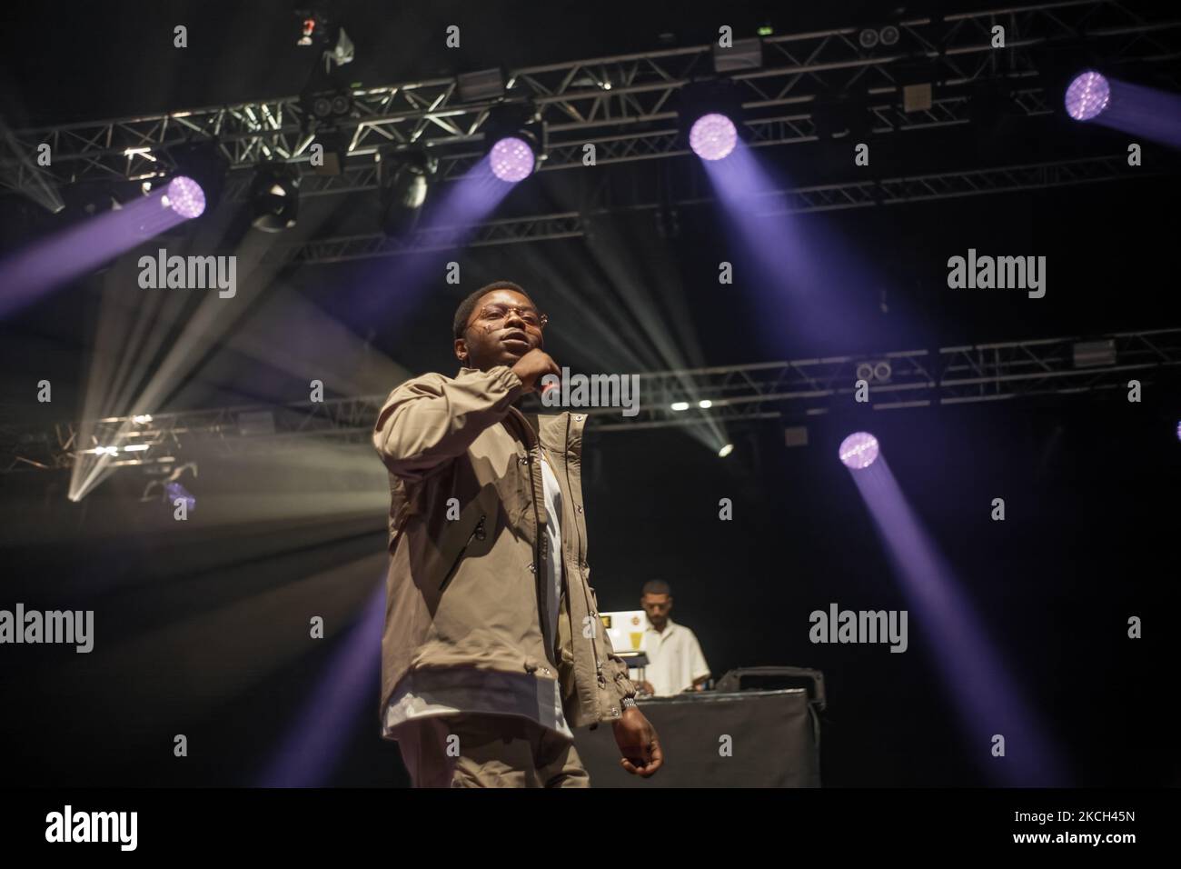 Singer LETO performs during the Chorus Music Festival at La Seine ...