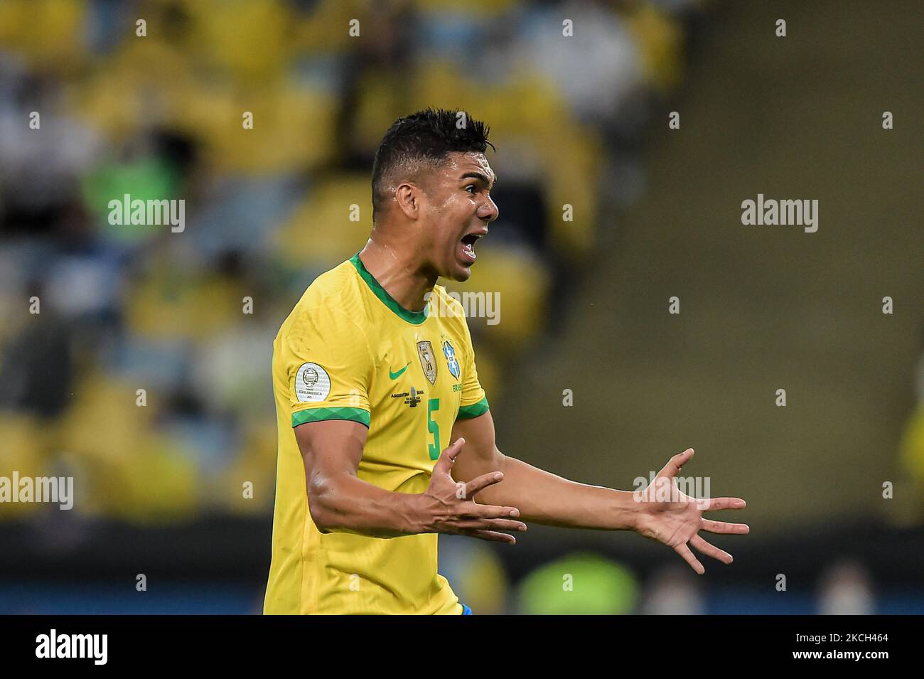 Casemiro Brazil player during a match against Argentina at the Maracana ...