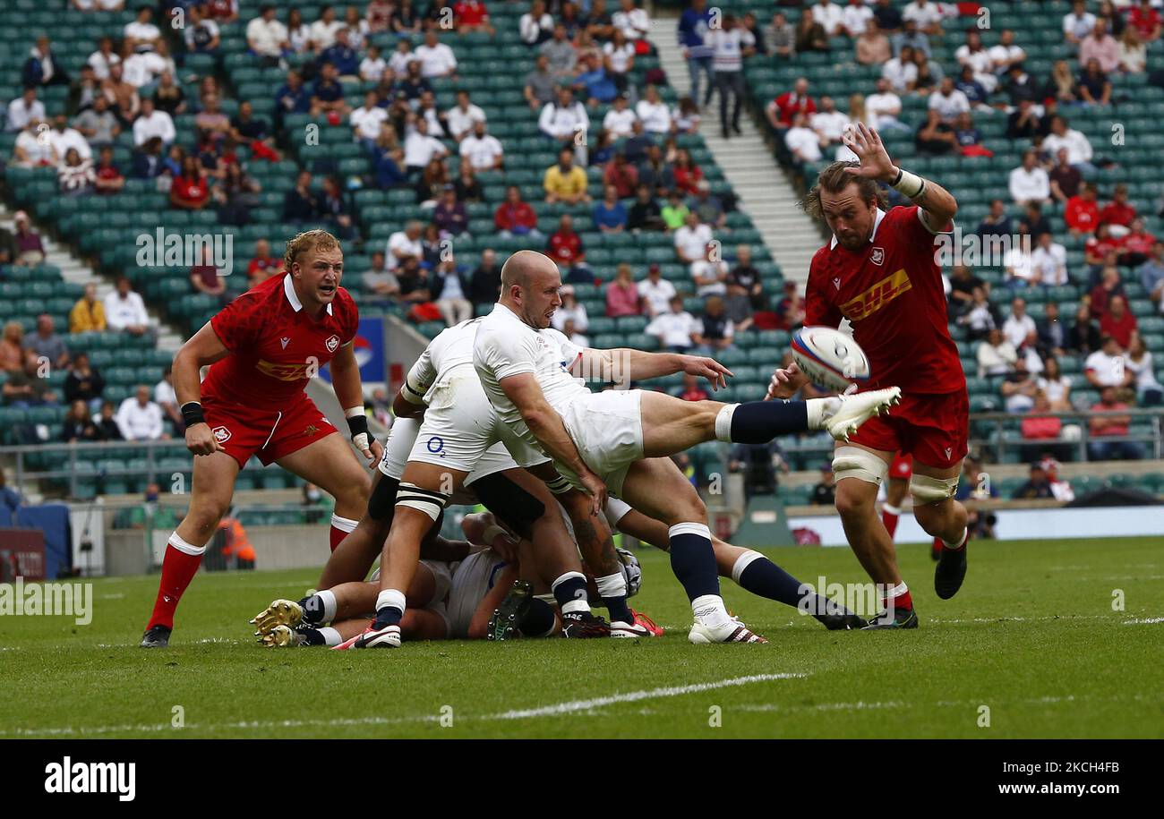 Dan Robson (Wasps) of England during International Friendly between ...