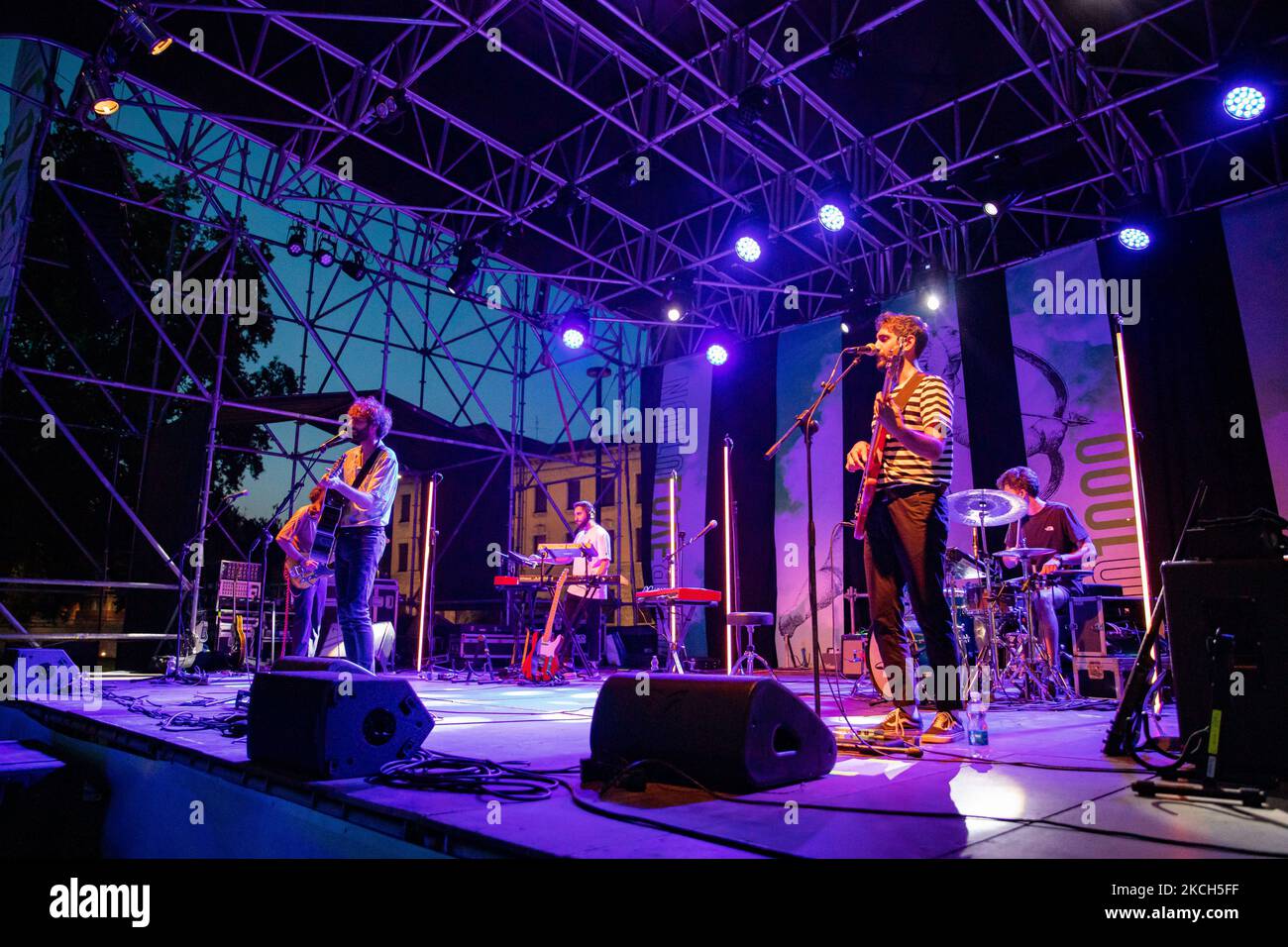 Cimini performs live for Bergamo1000 at Piazzale degli Alpini on July ...