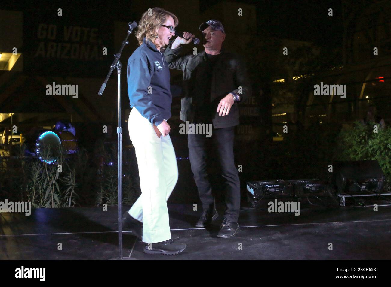 Congresswoman Gabby Giffords campaigns for her husband Senator Mark ...