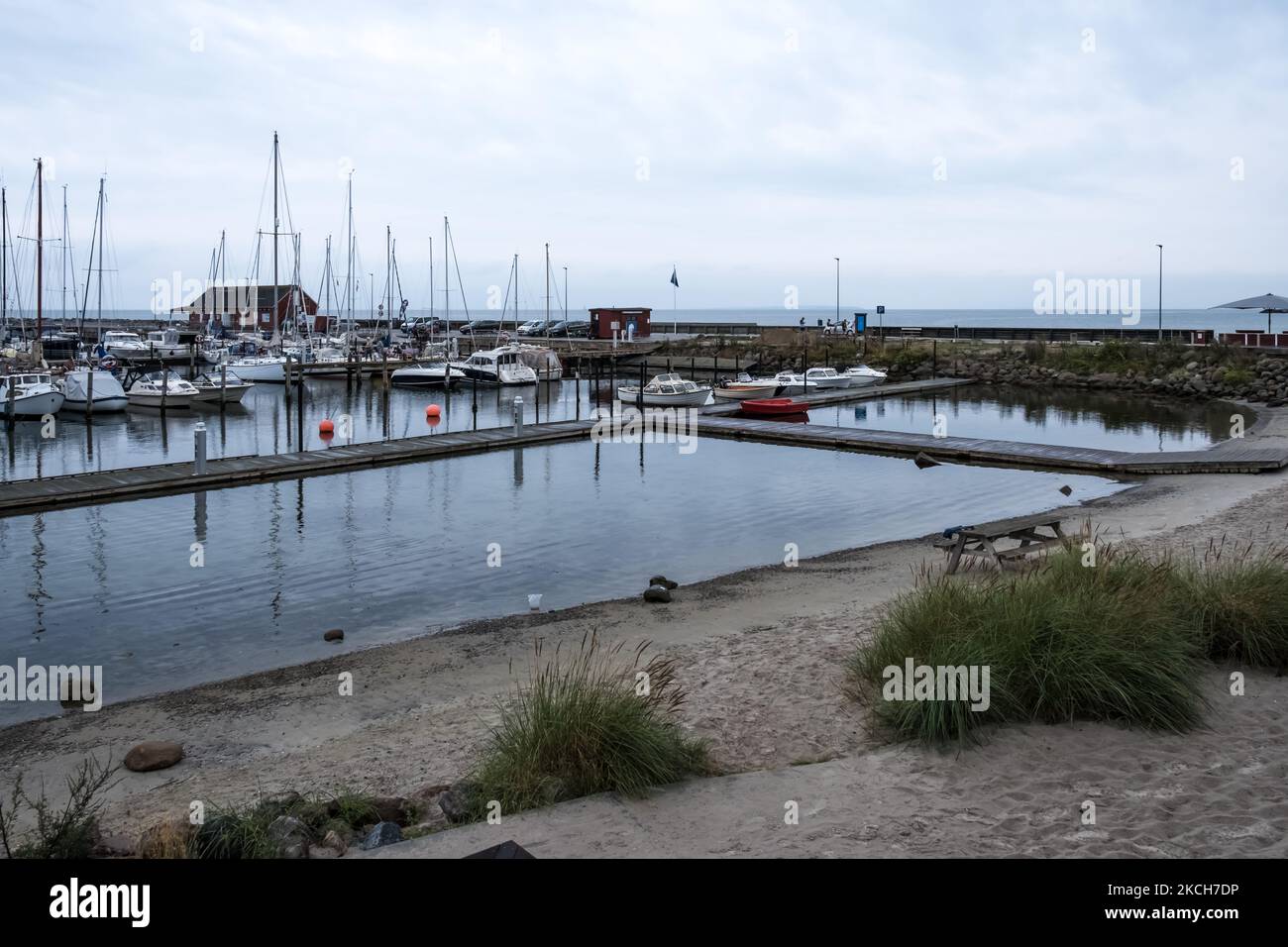 View of Ballen Marina, popular tourist destination of the island of ...