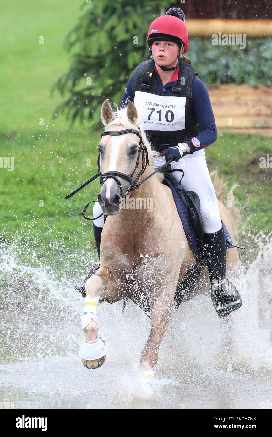Sophie Jackson riding Fellowmen Socrates during the PT Section M Cross ...