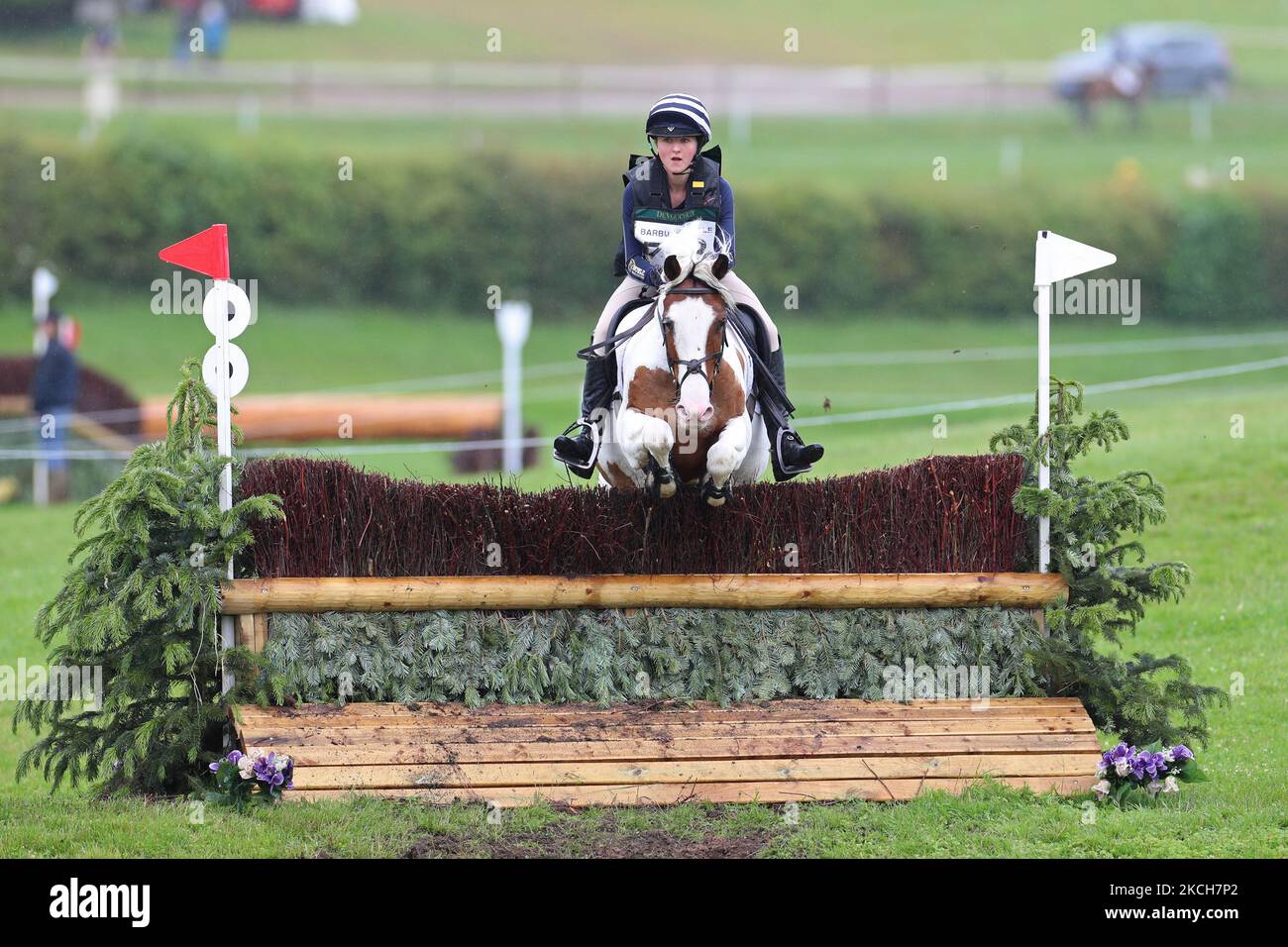 Lucy Baguley riding Darwin IV during the PT Section M Cross Country ...