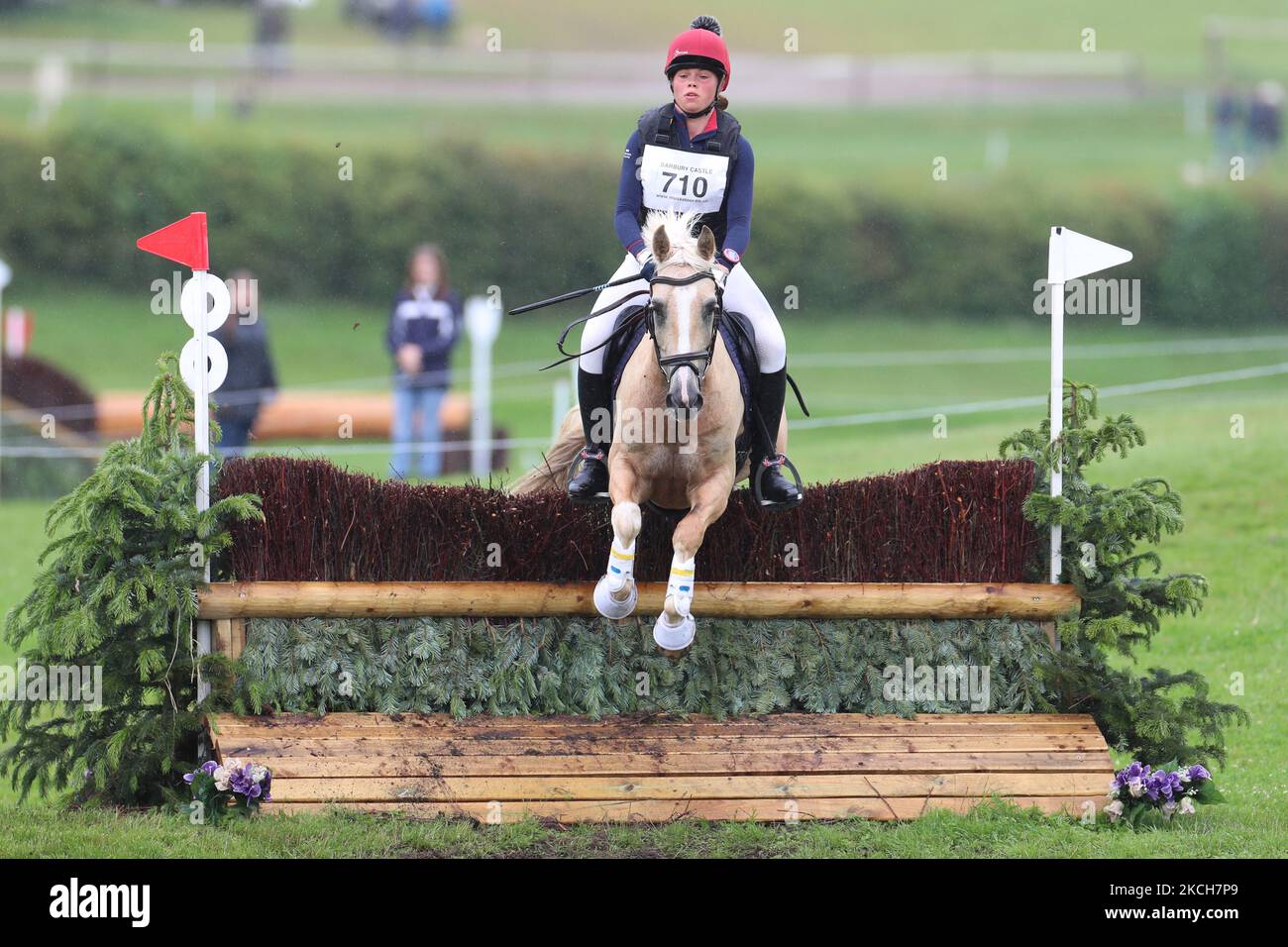 Sophie Jackson riding Fellowmen Socrates during the PT Section M Cross ...