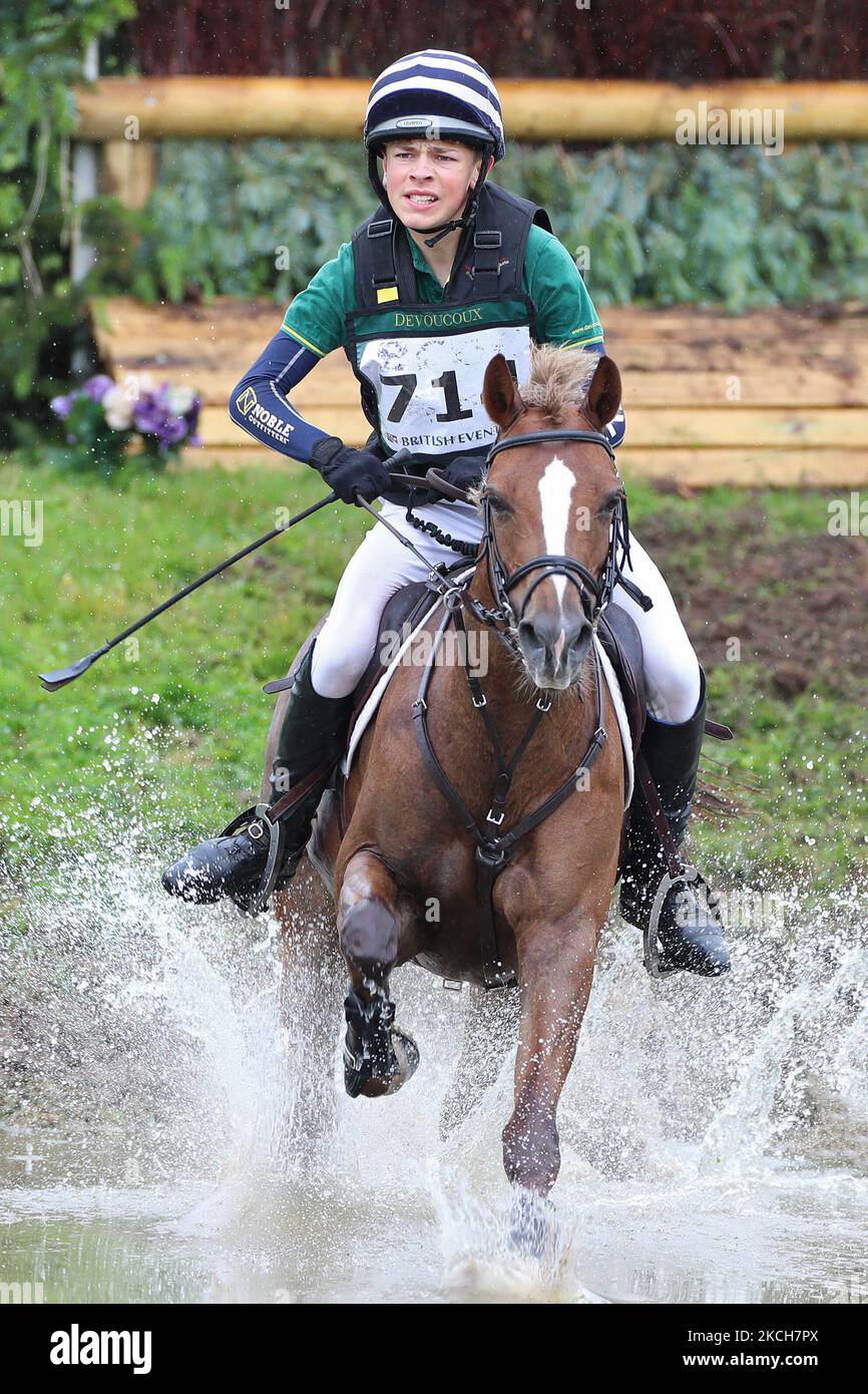 Edward Howard riding Springfield Baby Bell during the PT Section M Cross Country event at the ...