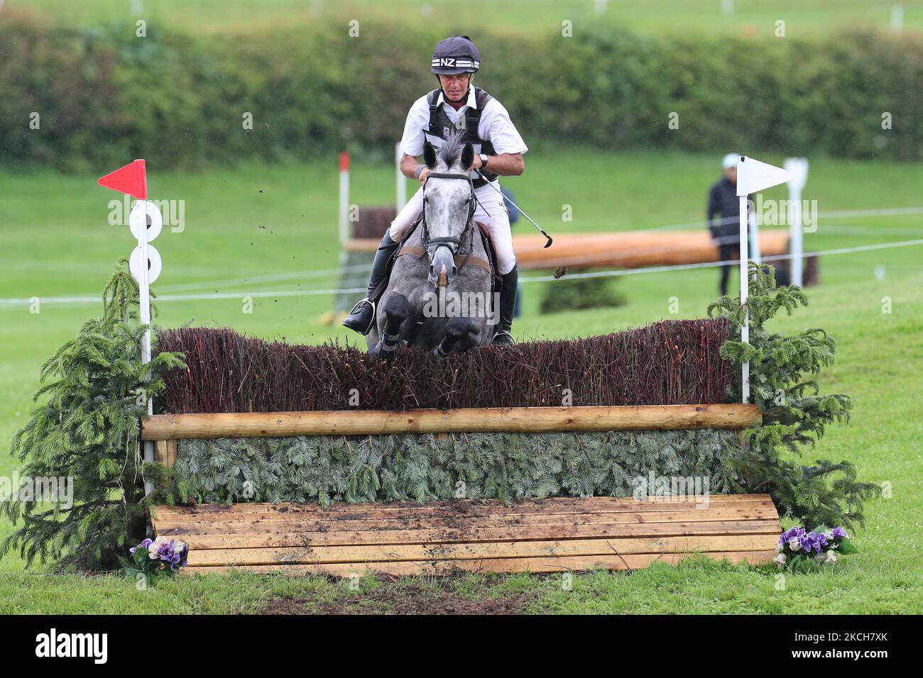 Andrew Nicholson riding Fenizio during 4* Cross Country event at the ...