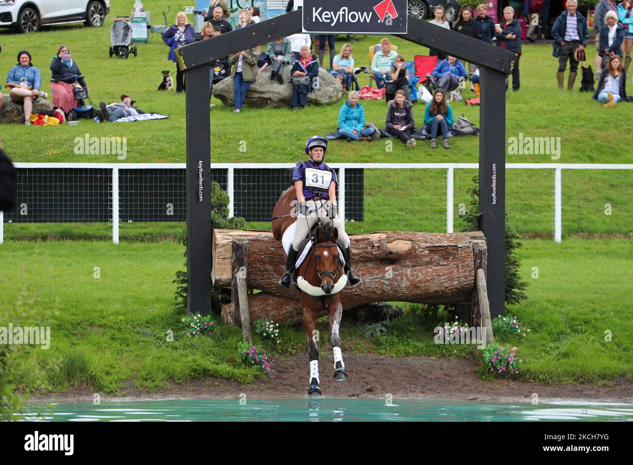 Ashley Edmond riding Mauro Donaldson during 4* Cross Country event at ...