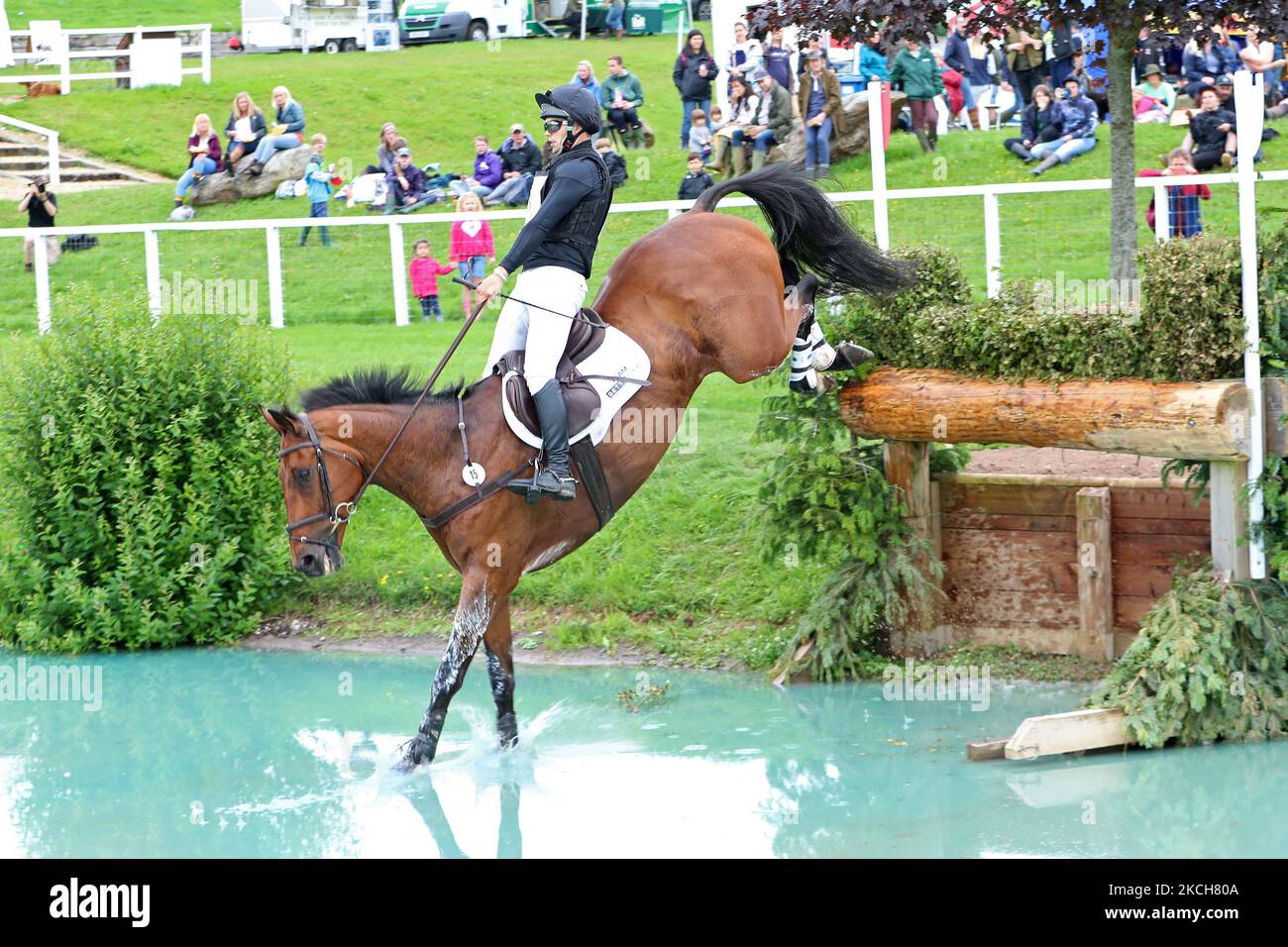 Harry Mutch riding HD Bronze during 4* Cross Country event at the ...