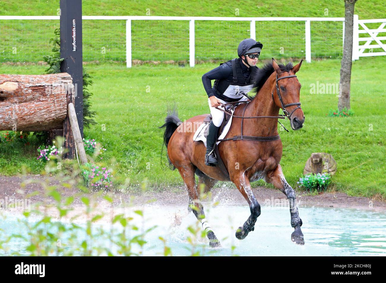 Harry Mutch riding HD Bronze during 4* Cross Country event at the ...