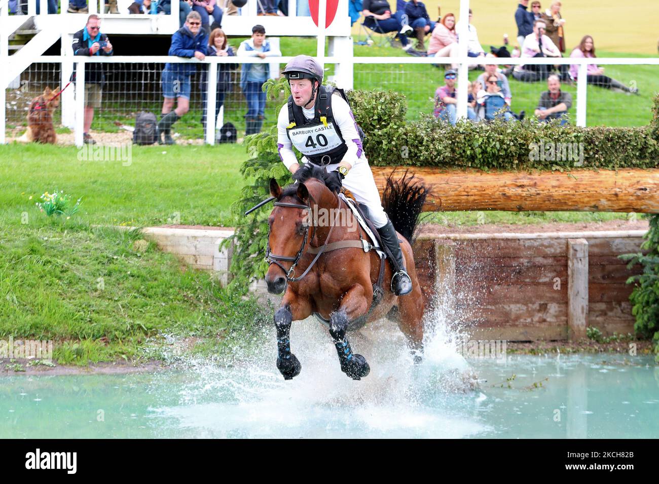 George Hilton-Jones riding Efraim during 4* Cross Country event at the ...