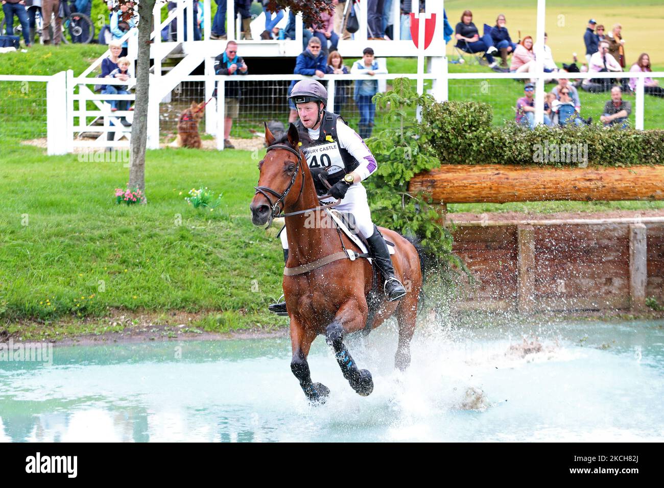 George Hilton-Jones riding Efraim during 4* Cross Country event at the ...