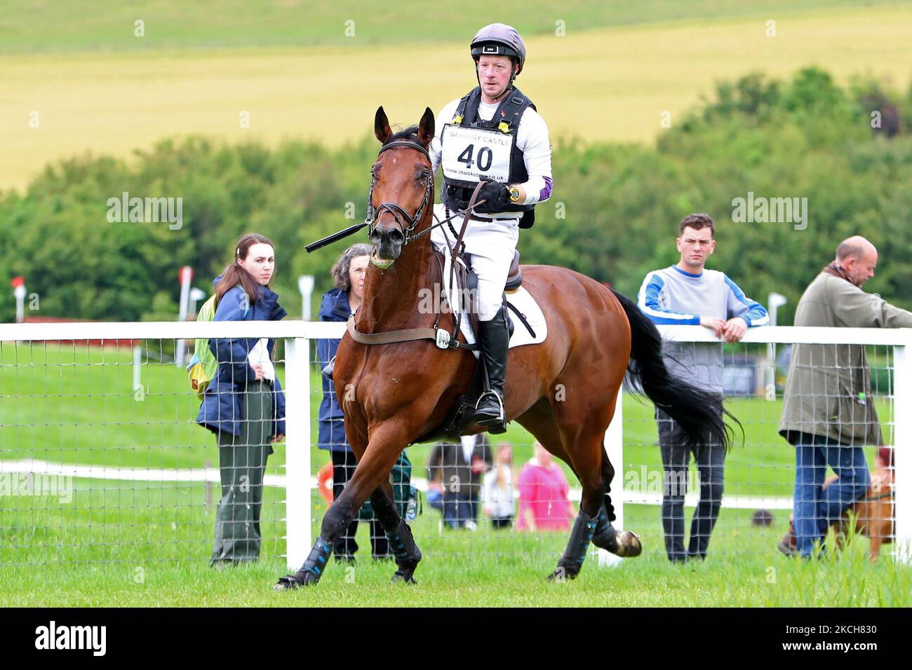 George Hilton-Jones riding Efraim during 4* Cross Country event at the ...