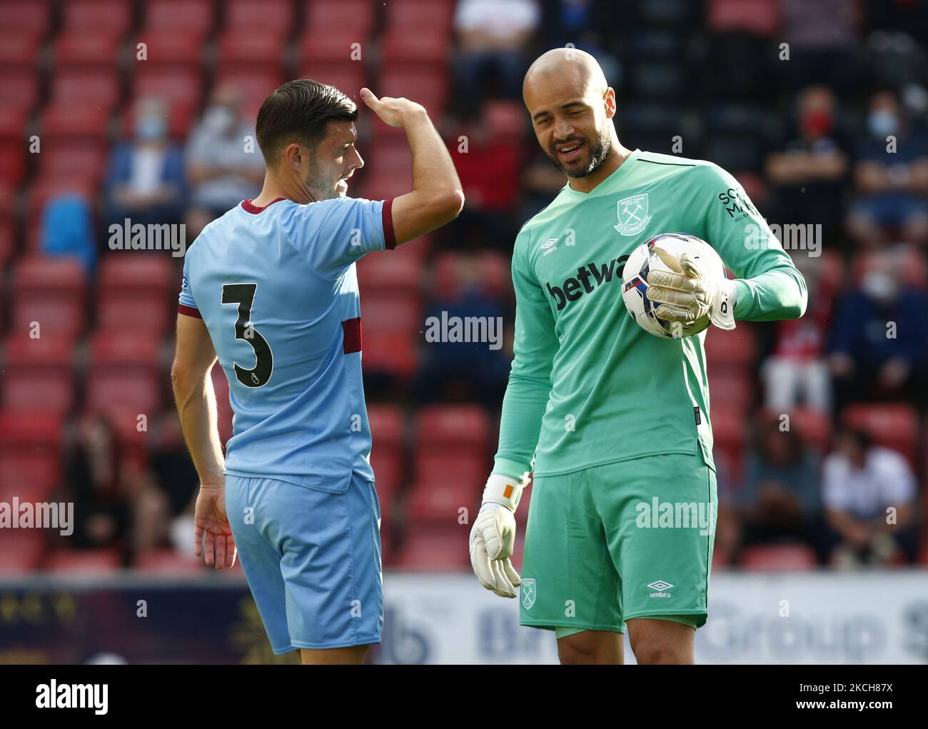 West Ham United's Darren Randolph during Friendly between Leyton Orient ...
