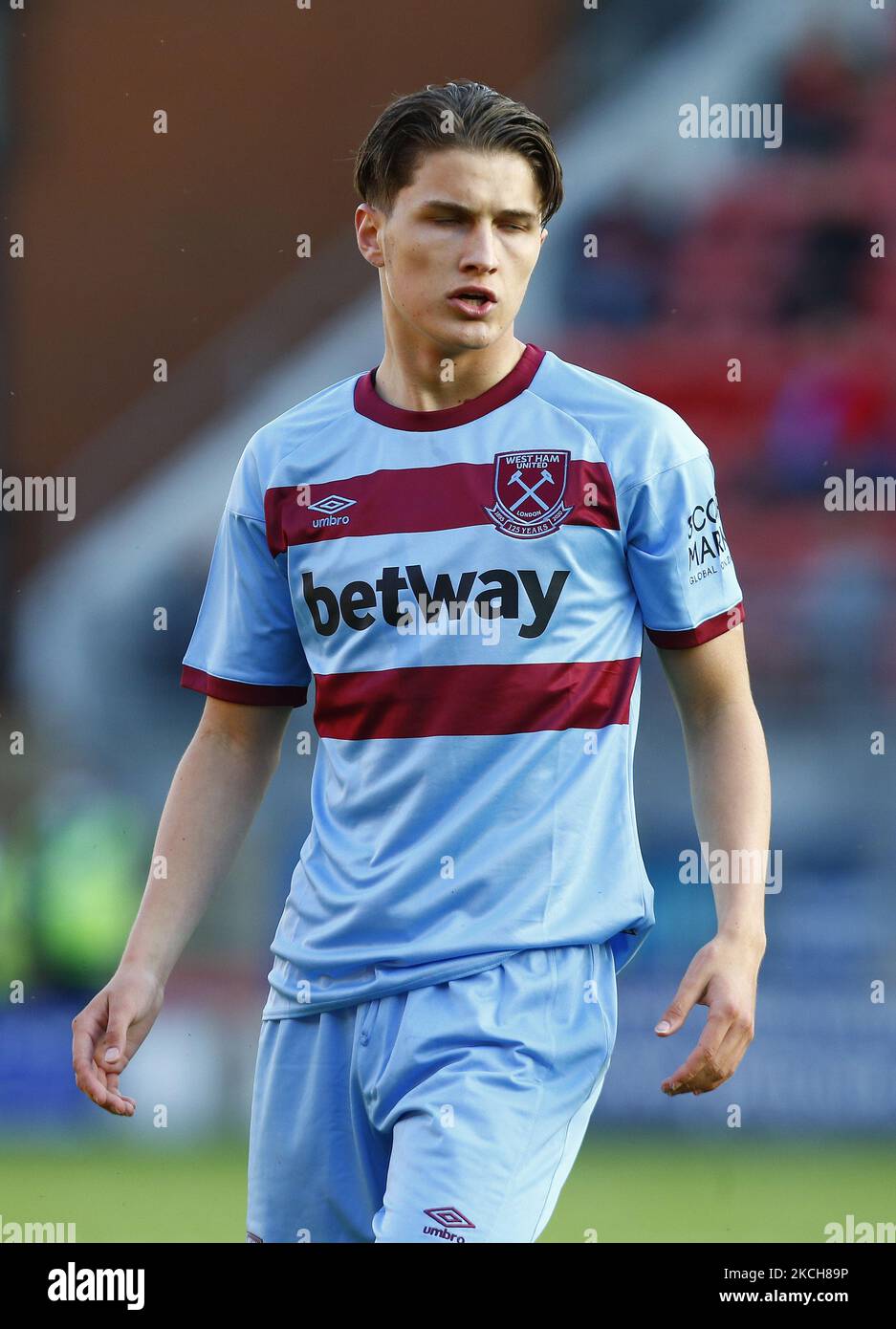 West Ham United's Freddie Potts during Friendly between Leyton Orient ...