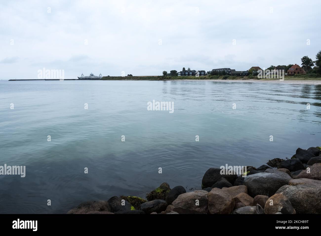 View of Ballen Marina, popular tourist destination of the island of ...