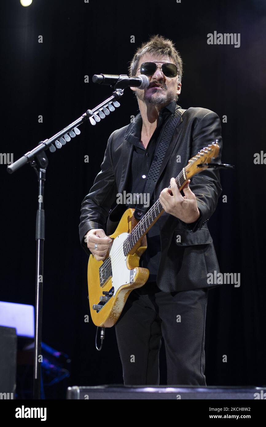 Spanish artist Coque Malla performs live at with her band de ella at ...