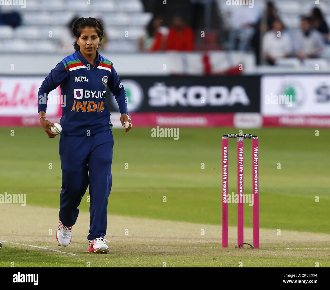 Poonam Yadav of India Women during Womens International 3rd Vitality IT ...