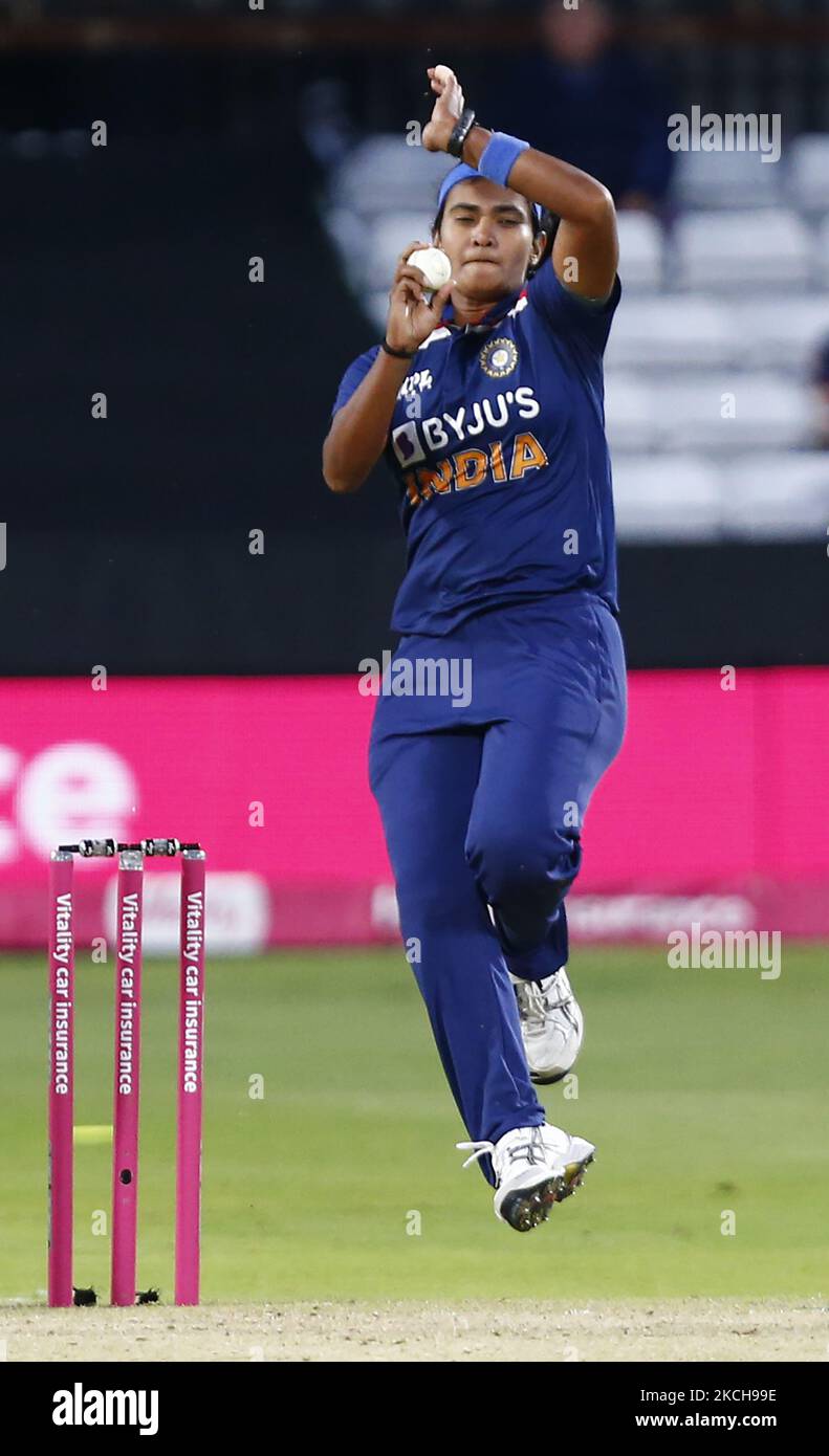 Shikha Pandey of India Women during Womens International 3rd Vitality ...