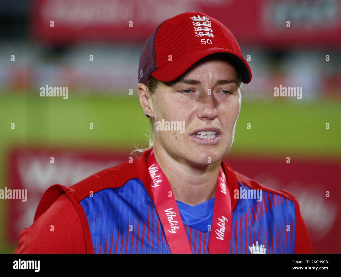 Natalie Sciver of England Woman afterWomen’s International 3rd Vitality ...