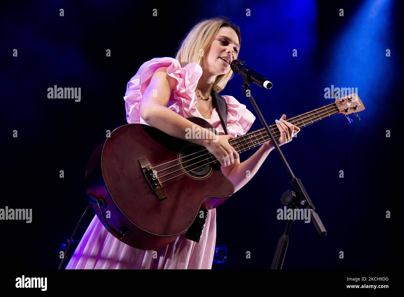 Italian singer-songwriter Francesca Michielin on the stage of Marostica ...