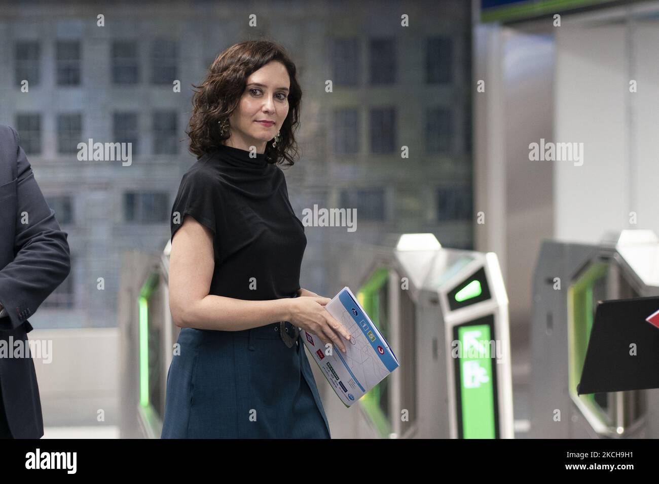 The President of the Community of Madrid Isabel Diaz Ayuso during the ...