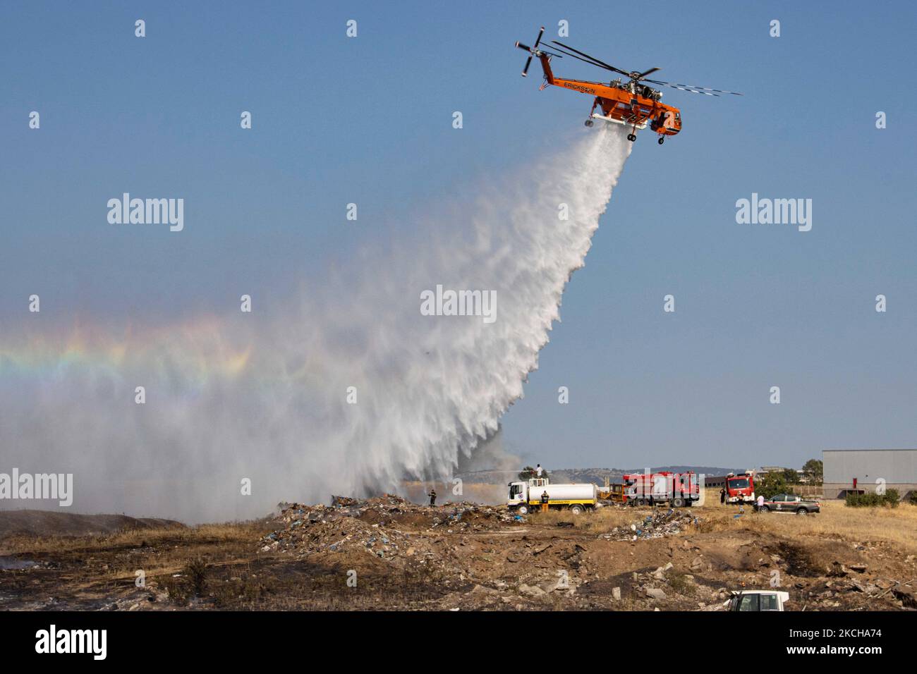 Sikorsky s 64 skycrane fire hi-res stock photography and images - Alamy
