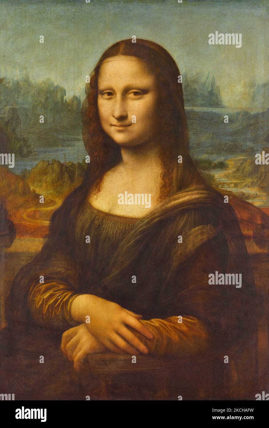Mona lisa painting leonardo da vinci hi-res stock photography and ...