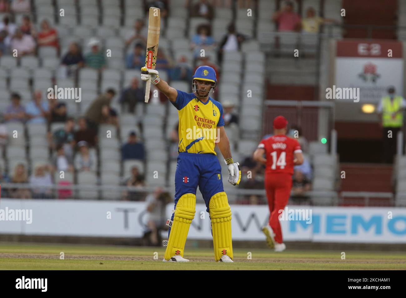 David Bedingham of Durham celebrates his half century during the ...