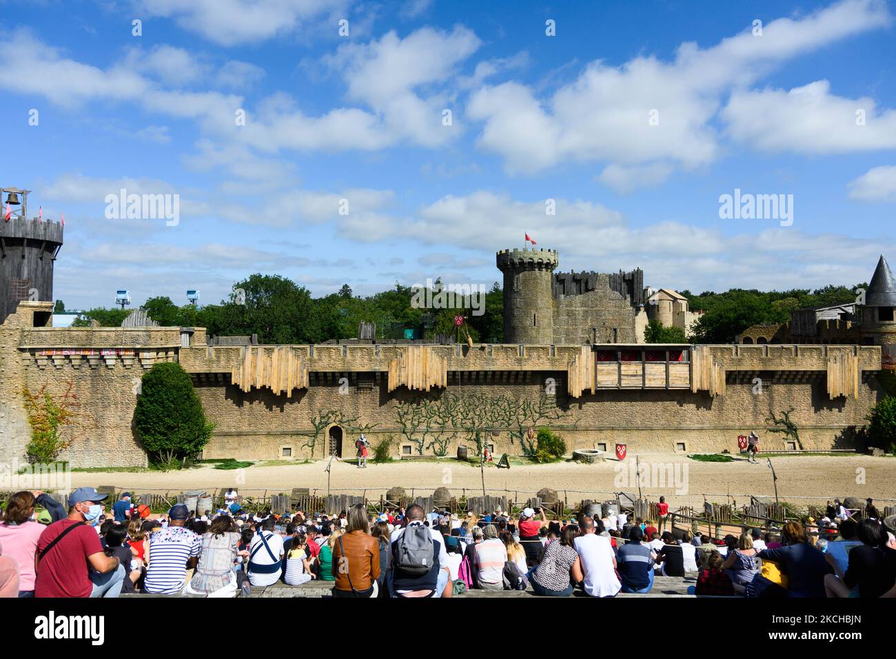 Overview of the scenary of the performance entitled, "le Secret de la ...
