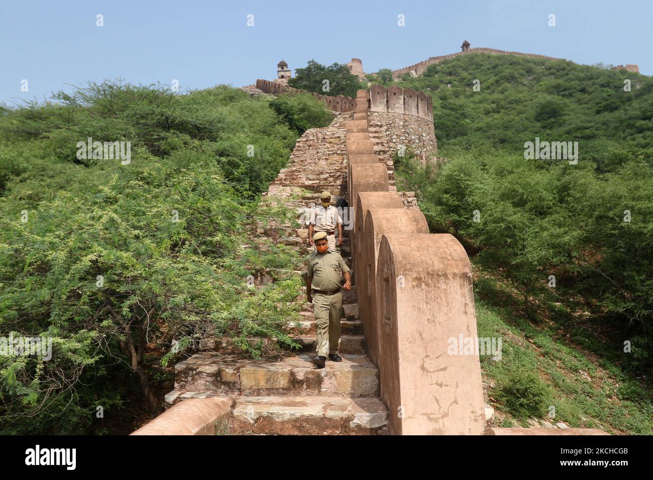 Amer watch tower jaipur hi-res stock photography and images - Alamy
