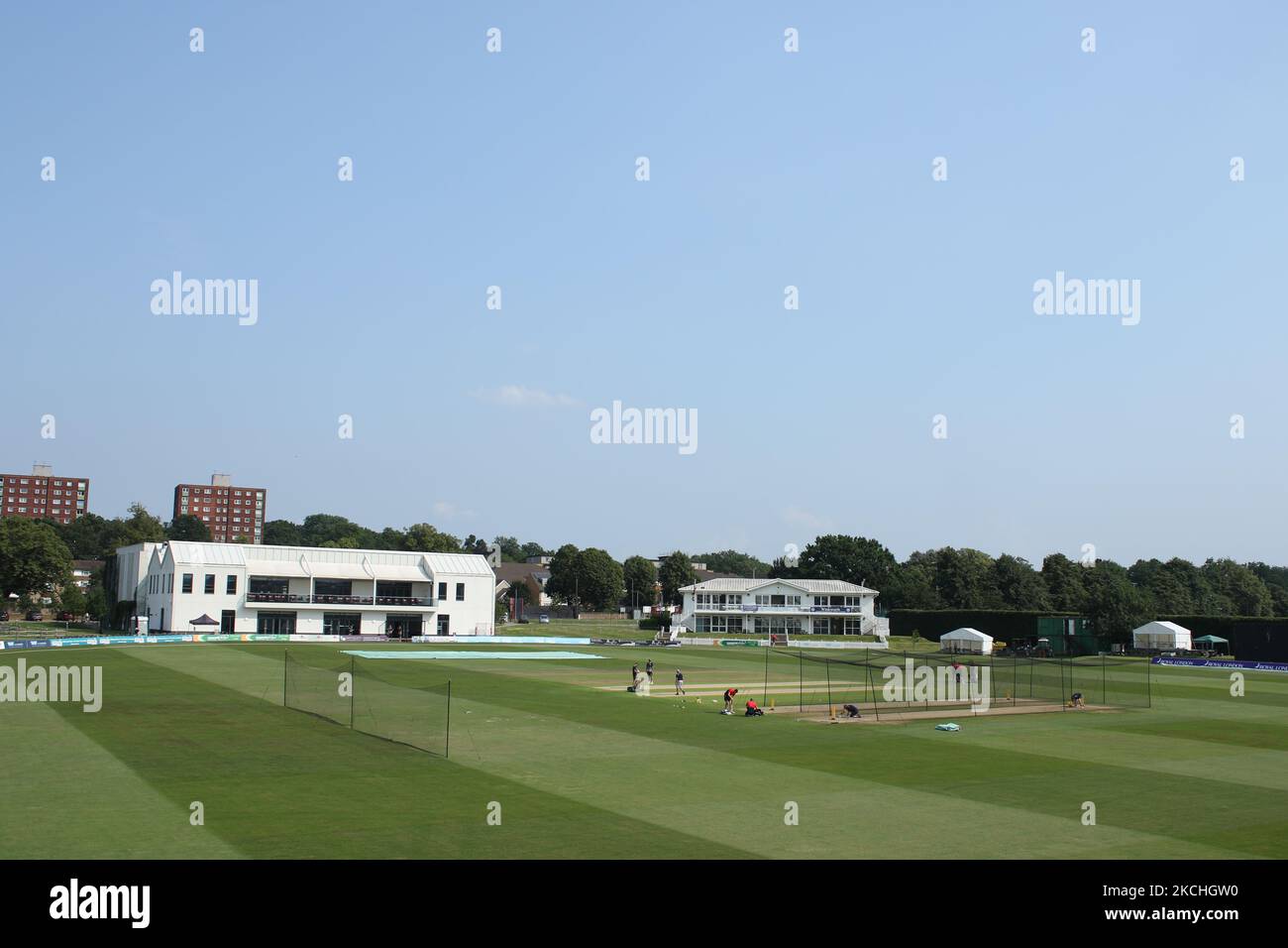General view during the Durham training and nets session prior to the ...