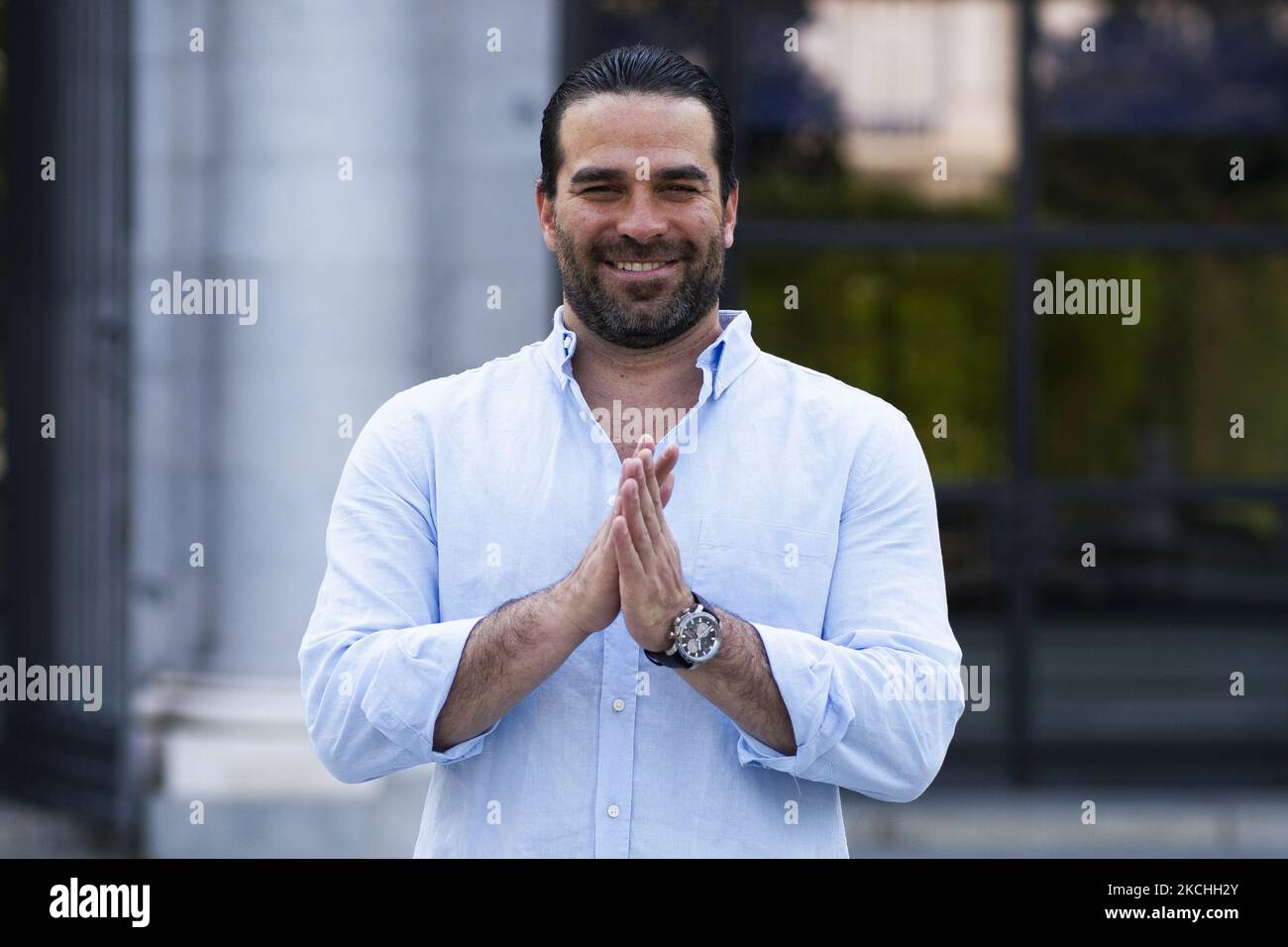 Venezuelan actor Alejandro Nones poses during the portrait session on ...