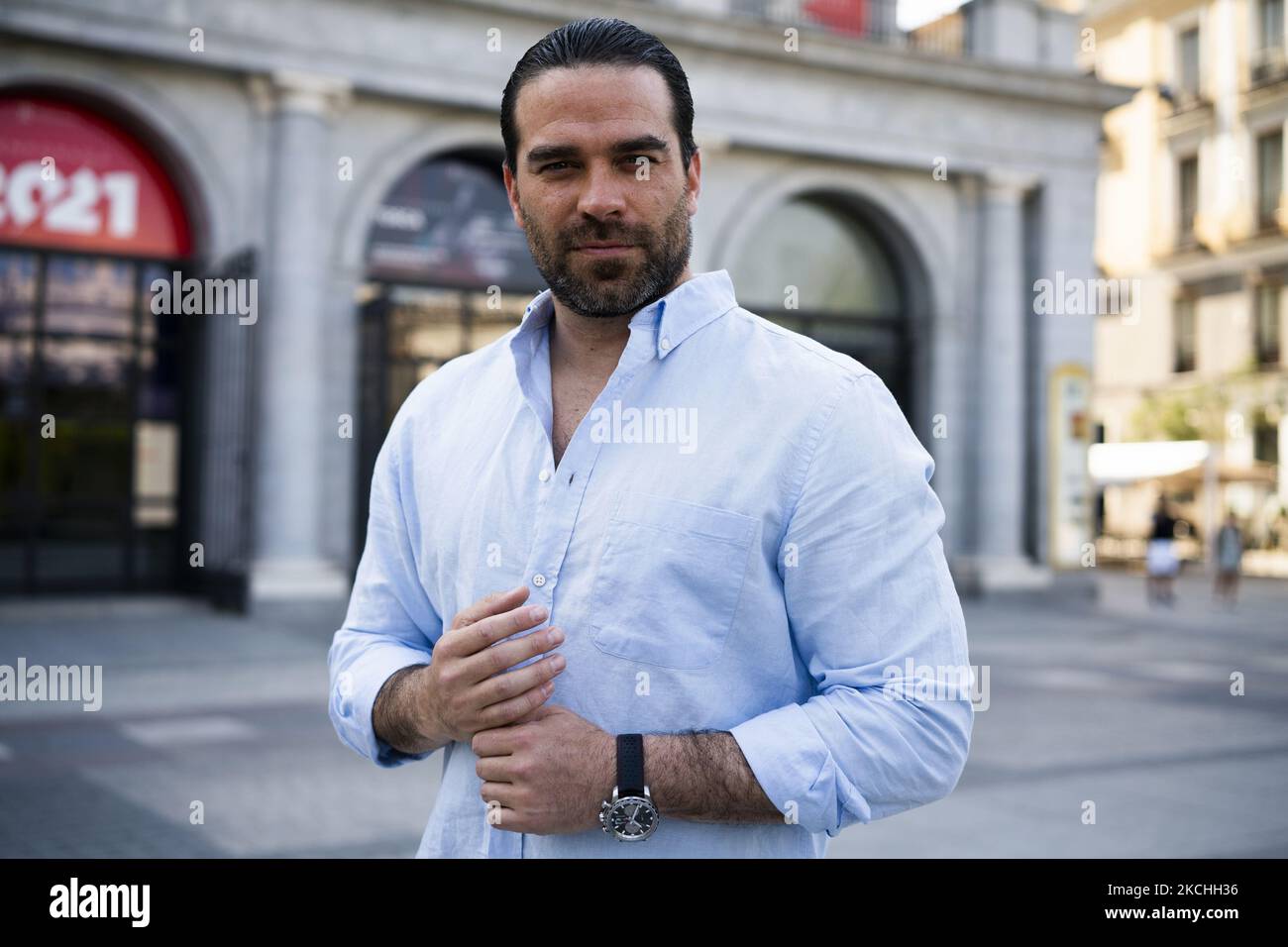 Venezuelan actor Alejandro Nones poses during the portrait session on ...