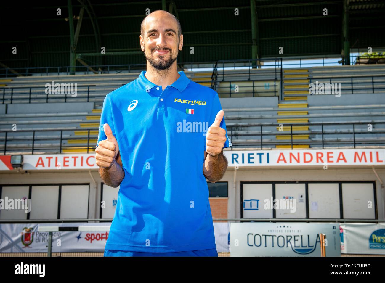 Davide Re, (Fiamme Gialle) Italian record holder in the 400 meters ...